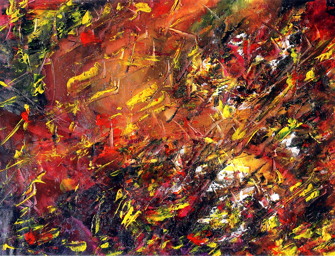 2. Passionately (50.8 x 40.6). Oil on Paper, Aurelie DF - Make Space ...